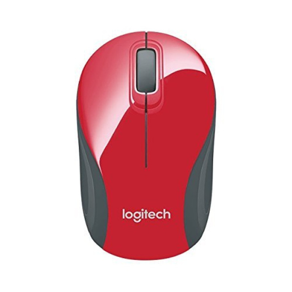 Logitech M185 Wireless Mouse (Red) - Hiraya Solutions