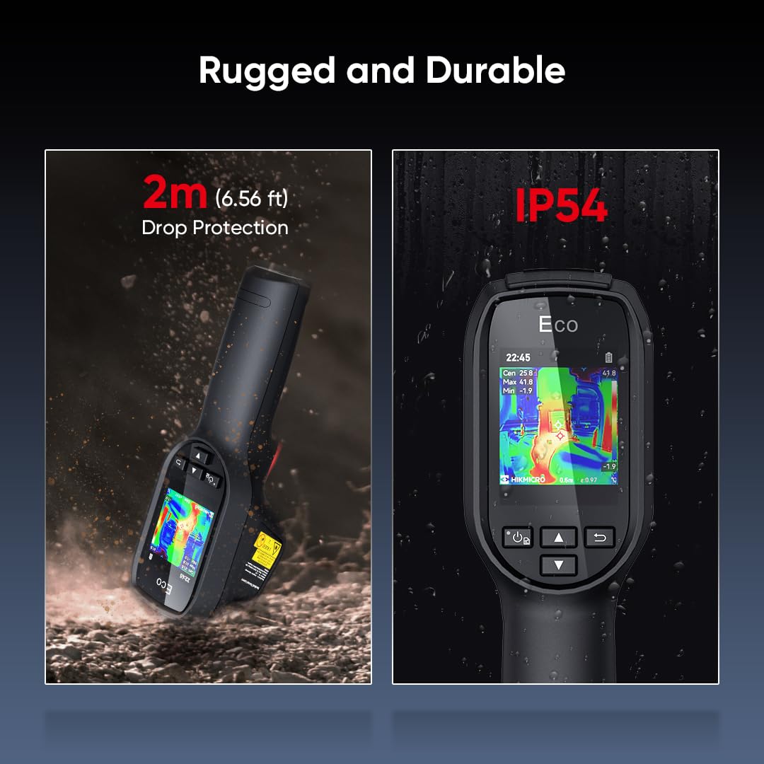 HIKMICRO Thermal Camera Eco, 96x96 IR Resolution, 25Hz Refresh Rate (Black) - Open Box - Hiraya ...