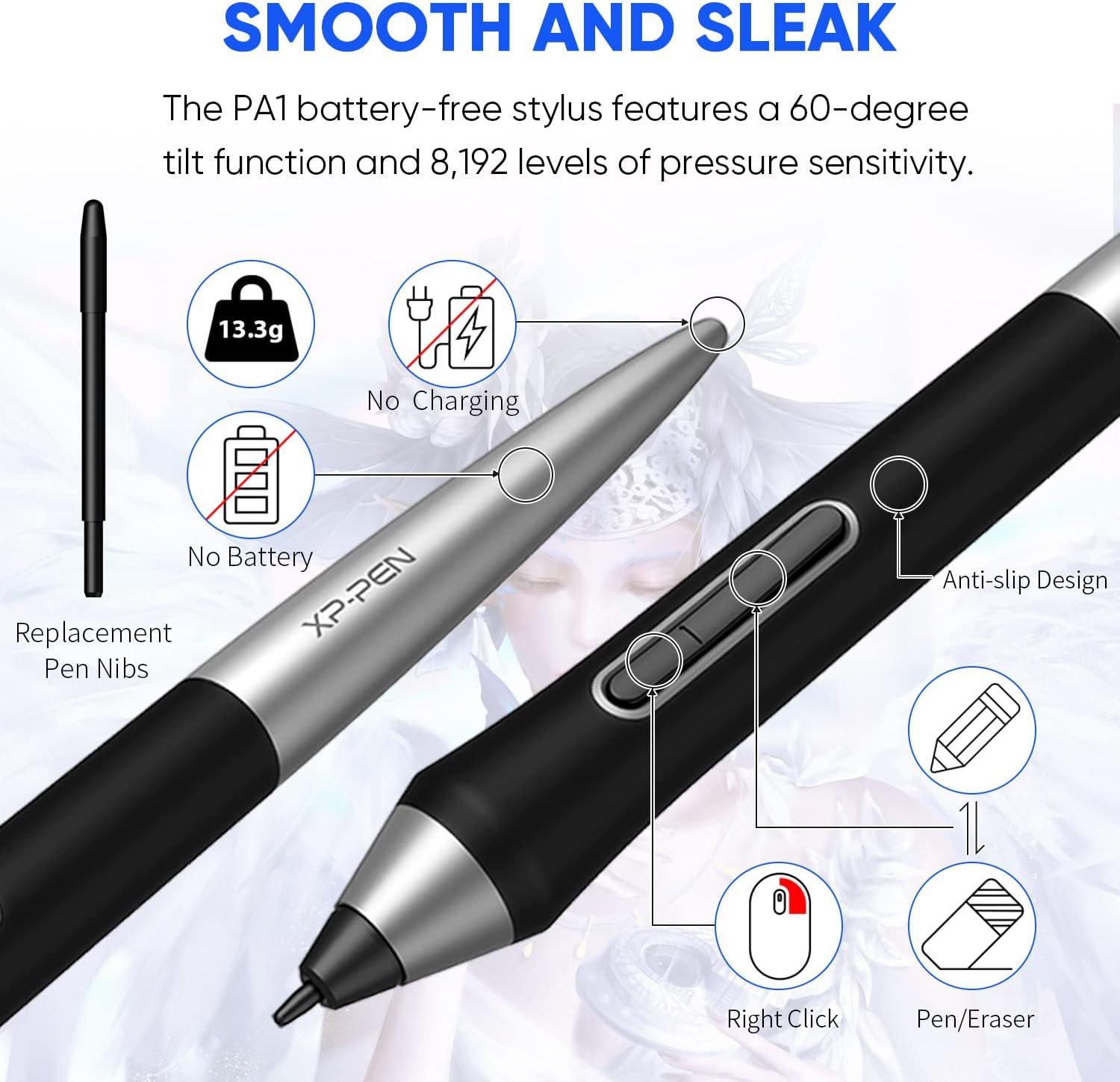 XP-PEN Deco Pro Bluetooth Wireless Drawing Graphics Tablet (Deco Pro MW ...