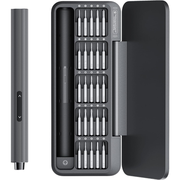 Hoto Electric Precision Screwdriver Set (Dark Gray) - Open Box - Hiraya ...