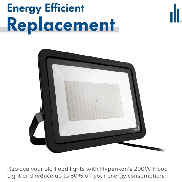 Hyperikon 200W LED Flood Lights (2-Pack) | 16,000 Lumens